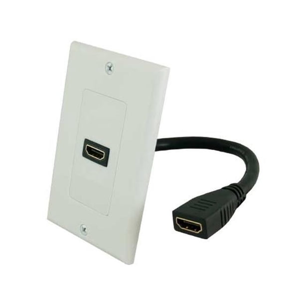 Cable Leader WP315-8100 8 in. 1-Port HDMI Wall Plate with Built-in HDMI ...