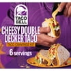 Taco Bell Cheesy Double Decker Taco Dinner Kit, 6 Soft Tortillas ...