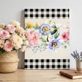 Blue Pink Floral Canvas Wall Art for Living Room, Spring Summer ...