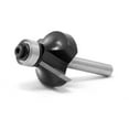 WEN 1-1/8 in. Roundover Carbide-Tipped Router Bit with 1/4 in. Shank ...