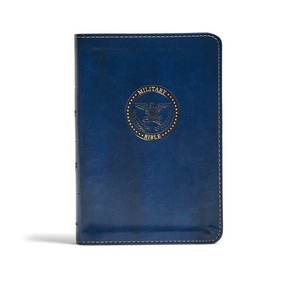 Pre-Owned CSB Military Bible, Royal Blue Leathertouch (Imitation ...