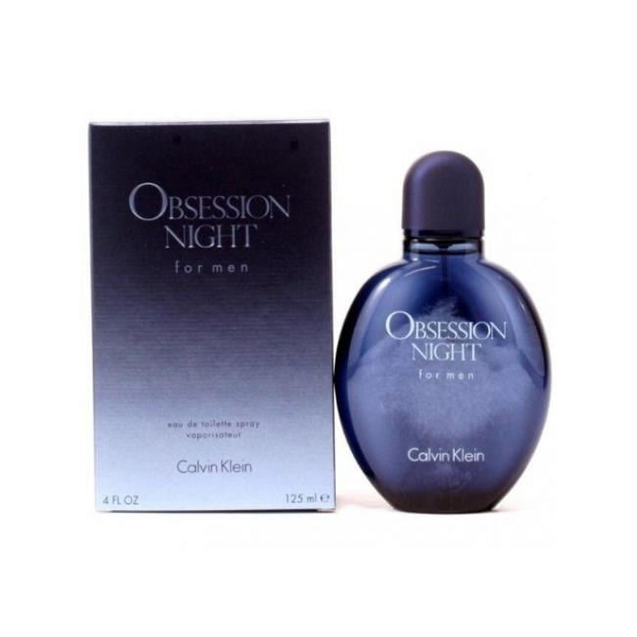 Calvin Klein Obsession Night Men s Eau De Toilette Spray Dark Midnight Cologne 4 oz Walmart
