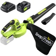 Walensee 20V Cordless Leaf Blower, 2-Speed, 130 MPH, 2.0Ah Battery ...