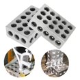 2pcs/set 25-50-75mm Hardened Steel Blocks 0.005" Precision Matched ...
