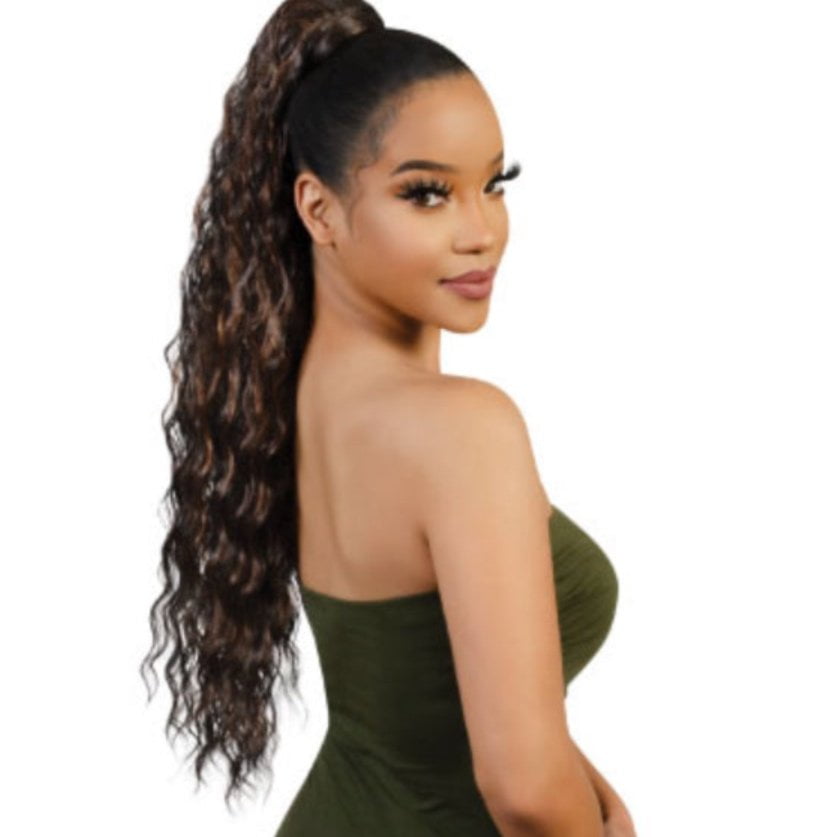 Fashion Source Drawstring Ponytail Collection PHP-TITI WAVE 31", Color ...