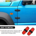 2x Car Door Keyhole Cover Protection Trim for 2019 2020 ABS Carbon ...