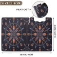 A4 Double Clip File Folder 18.9x12.6in Clipboards Foldable Binder Holds ...