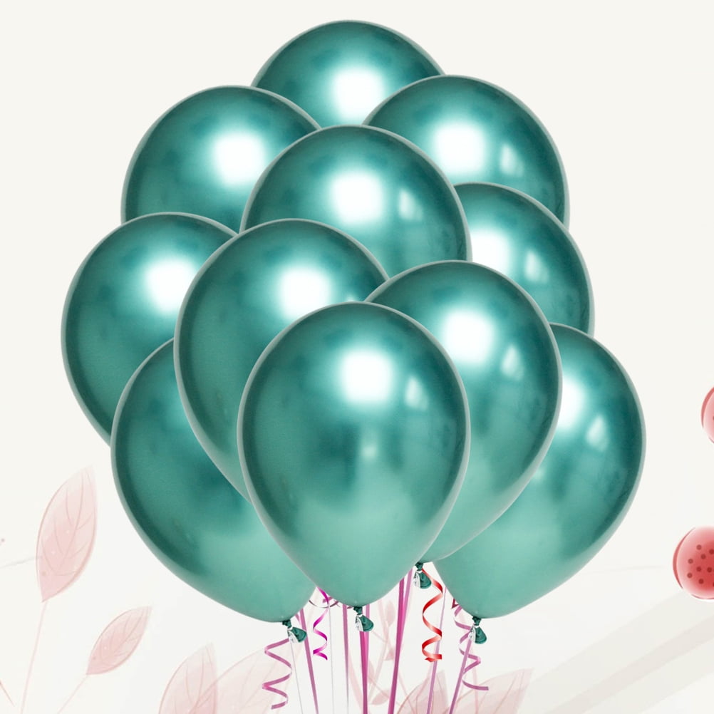 Click here for Minkissy 50pcs Teal Green Balloons Metallic Shiny... prices