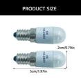 2Pcs Small Pygmy Bulbs Small Screw Bulb Replacement 1W LED Bulb Quick ...