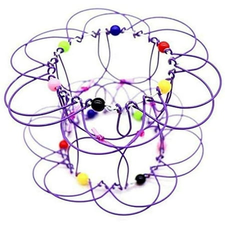 ruzhgo 4 Pieces Flower Basket Wire Toys Funny Rotating Toy Handmade ...