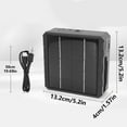 4 Slot USB C Solar Charging Adapter Solar Panel Charging Case Portable ...