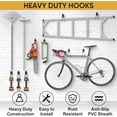 2 Pack Heavy Duty Garage Hooks, Steel Utility Wall Storage Hooks, Wall ...