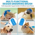 WSBArt 3 PCS Dog Bath Shampoo Brush, Dog Scrubber for Bath, Pet Dog ...