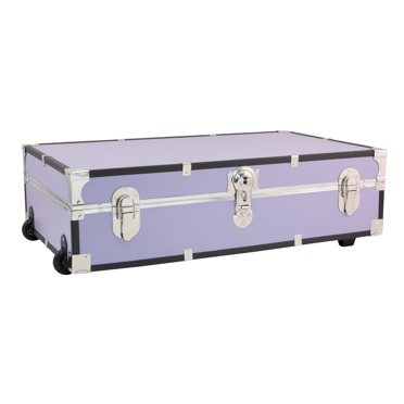 Household Essentials Stripped Weathered Wooden Storage Trunk, Small ...