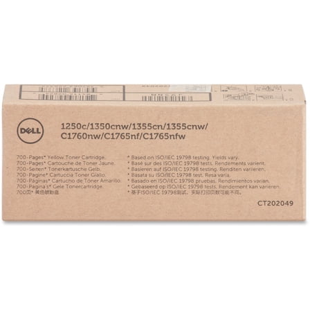 Dell 4-Color Toner Cartridge Set for 1250c, 1350cnw, 1355cn, C1760nw ...