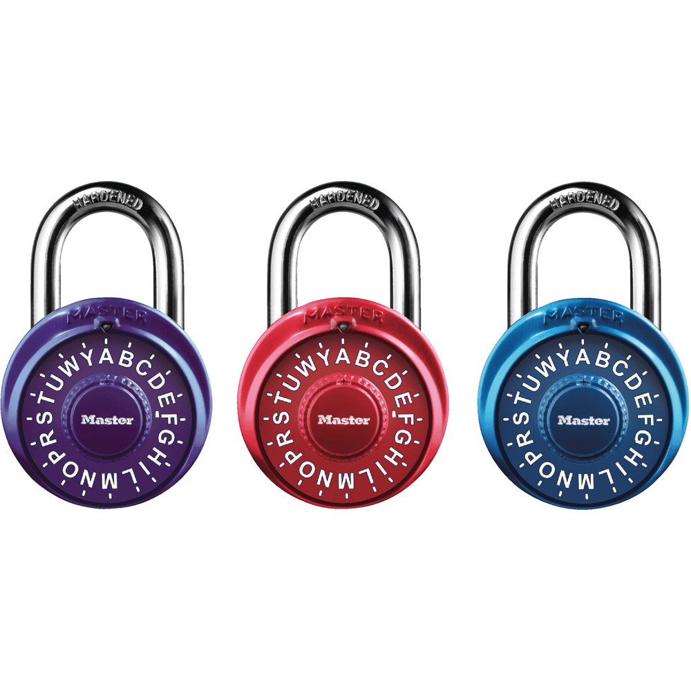 ALPHA 3-DIGIT PADLOCK - Walmart.com - Walmart.com