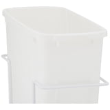 Knape & Vogt 20 qt. Indoor Storage Standard Garbage Bin with Slide ...