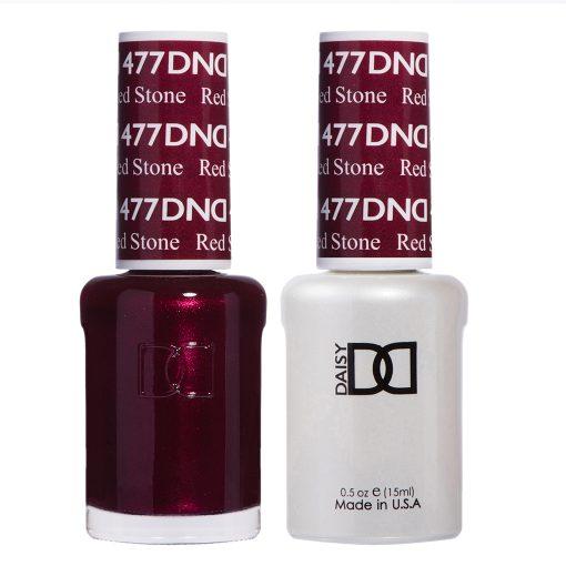 DND 477 Red Stone Gel & Matching Polish Set - DND Gel & Lacquer ...