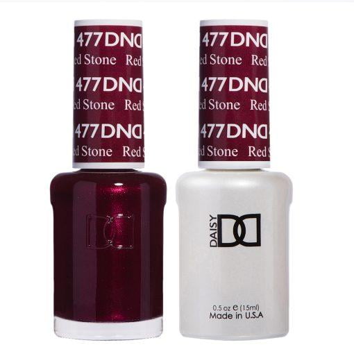 DND 477 Red Stone Gel & Matching Polish Set - DND Gel & Lacquer ...