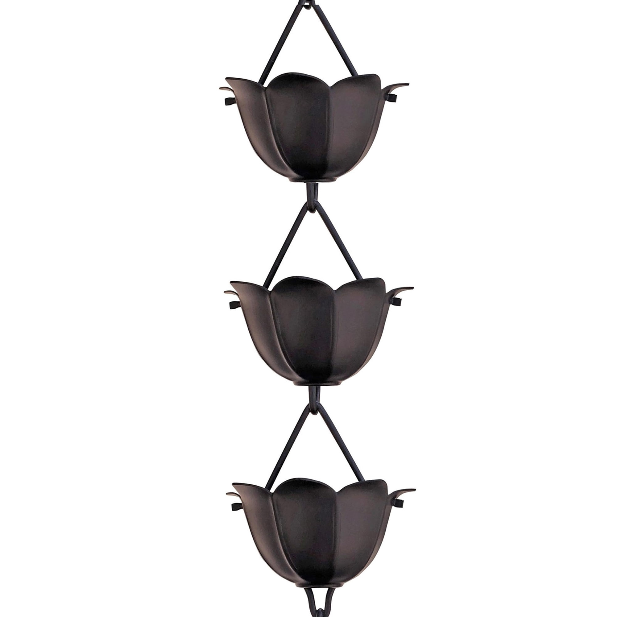 Click here for Voguev Rain Chains Aluminum Black Rain Chains For... prices