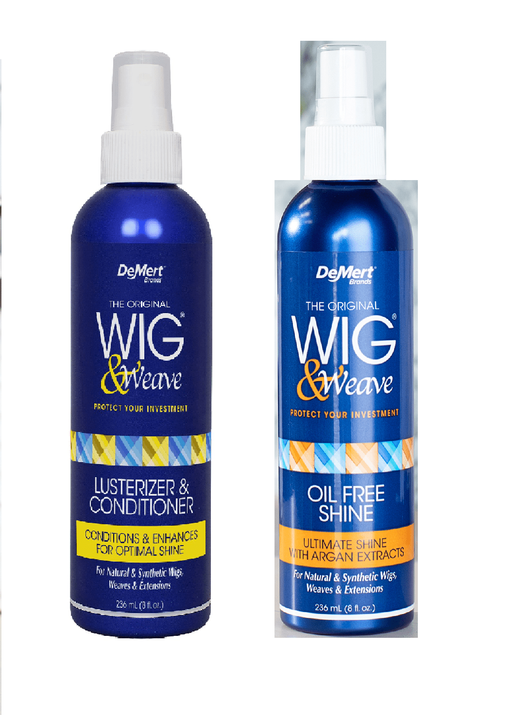 DeMert Wig & Weaves Lusterizer & Conditioner with Oil Free Shine, 8 fl ...