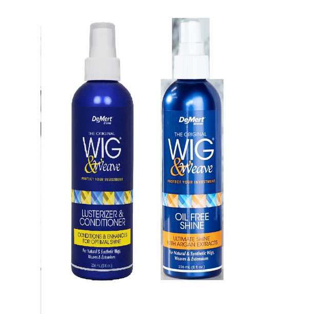 DeMert Wig & Weaves Lusterizer & Conditioner with Oil Free Shine, 8 fl ...
