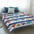 Dinosaur Blanket Soft Cozy Warm Throw Blanket for Couch, Plush Fuzzy ...