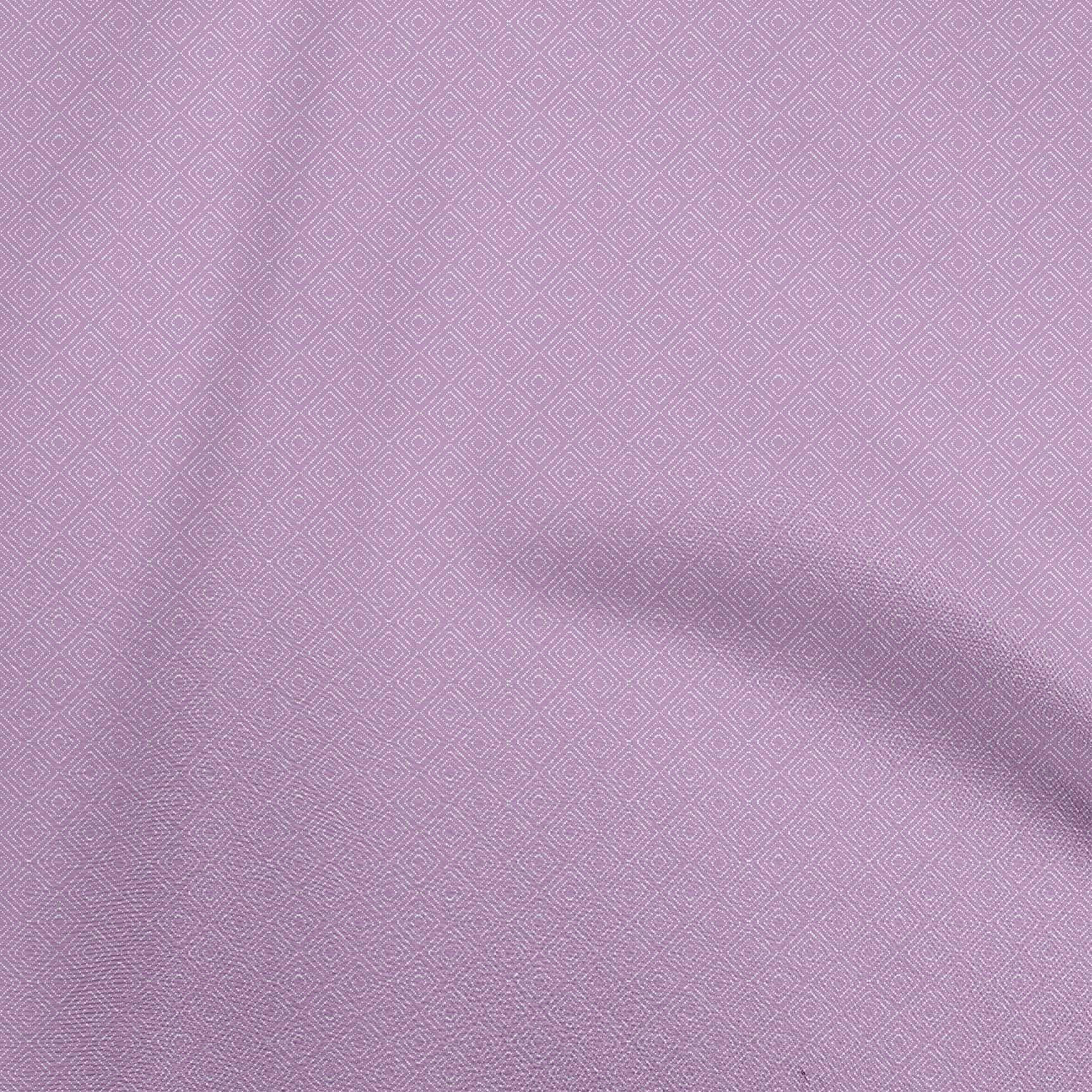 oneOone Velvet Lavender Fabric Dot Sewing Material Print Fabric By The ...