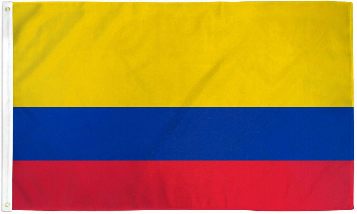 Colombia Flag 3x5ft Flag of Colombia Colombian Flag 3x5 House Flag 100D ...