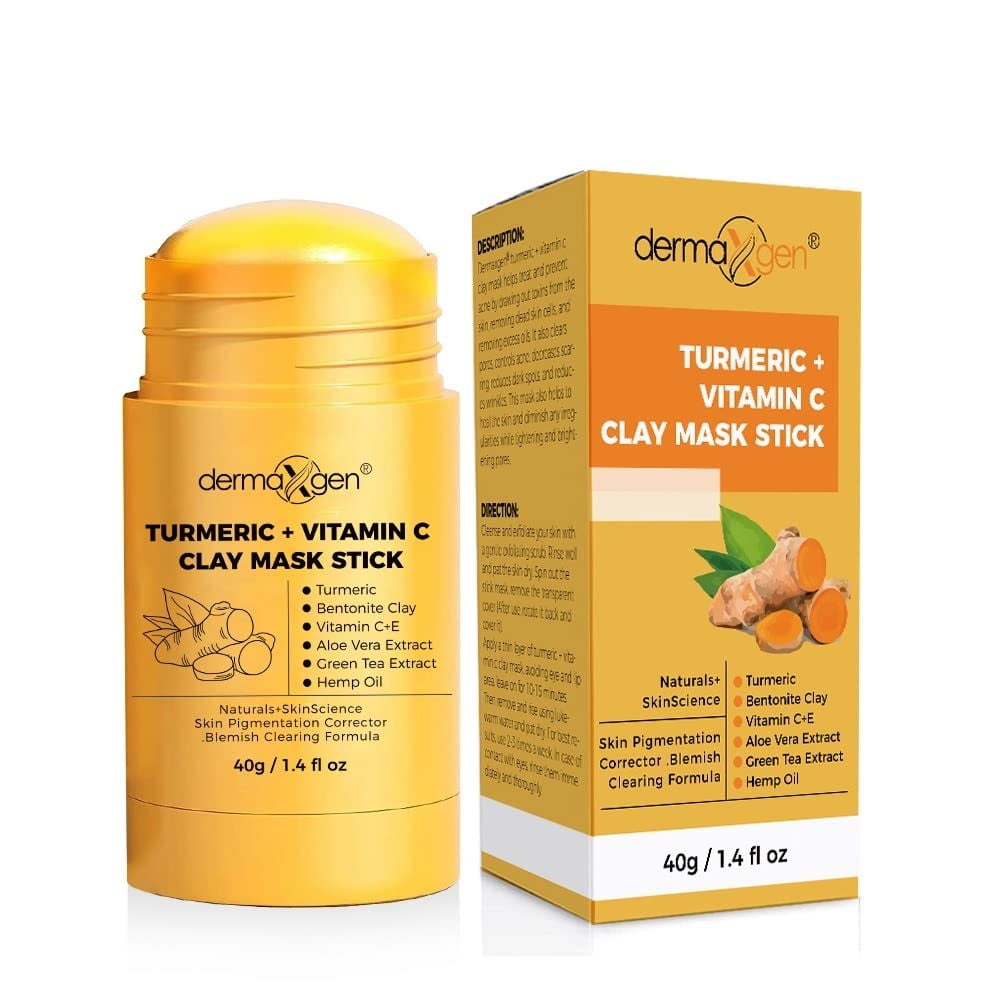 Turmeric Mask Stick, Detox Clay Face Mask, Reduce Acne and Scars Mask ...