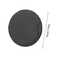 4" Natural Slate Coaster, Japanese-Style Black Stone Drink Mat, Non ...