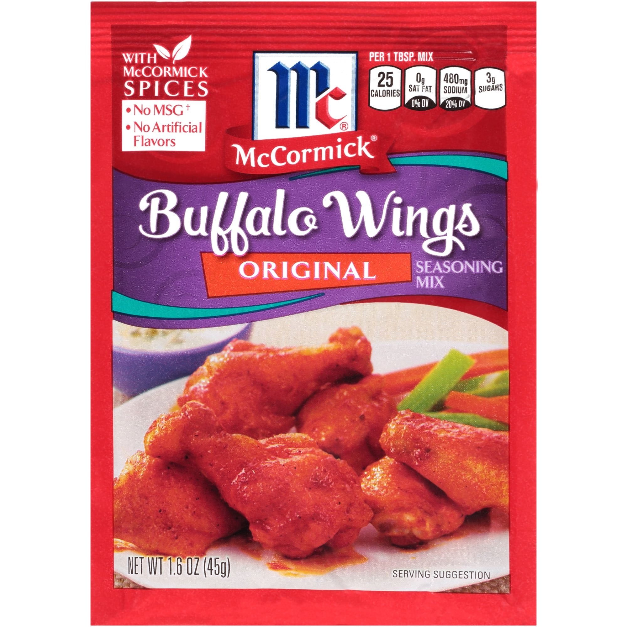 McCormick Original Buffalo Wings Seasoning Mix - 1.6oz – BrickSeek