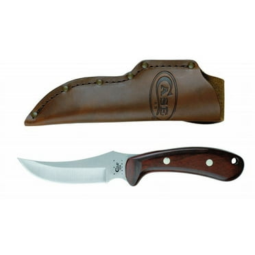 Case Outdoor Hunting 2 Knife Set with Fixed Blade and Leather Sheath ...