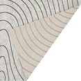 Luxe Weavers Geometric Abstract Wave Gray 8x10 Area Rug, Indoor Carpet ...