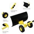 BaytoCare 29''Ã 18 Iron Snow Pusher Heavy Duty Snow Plow Multi-Angle ...