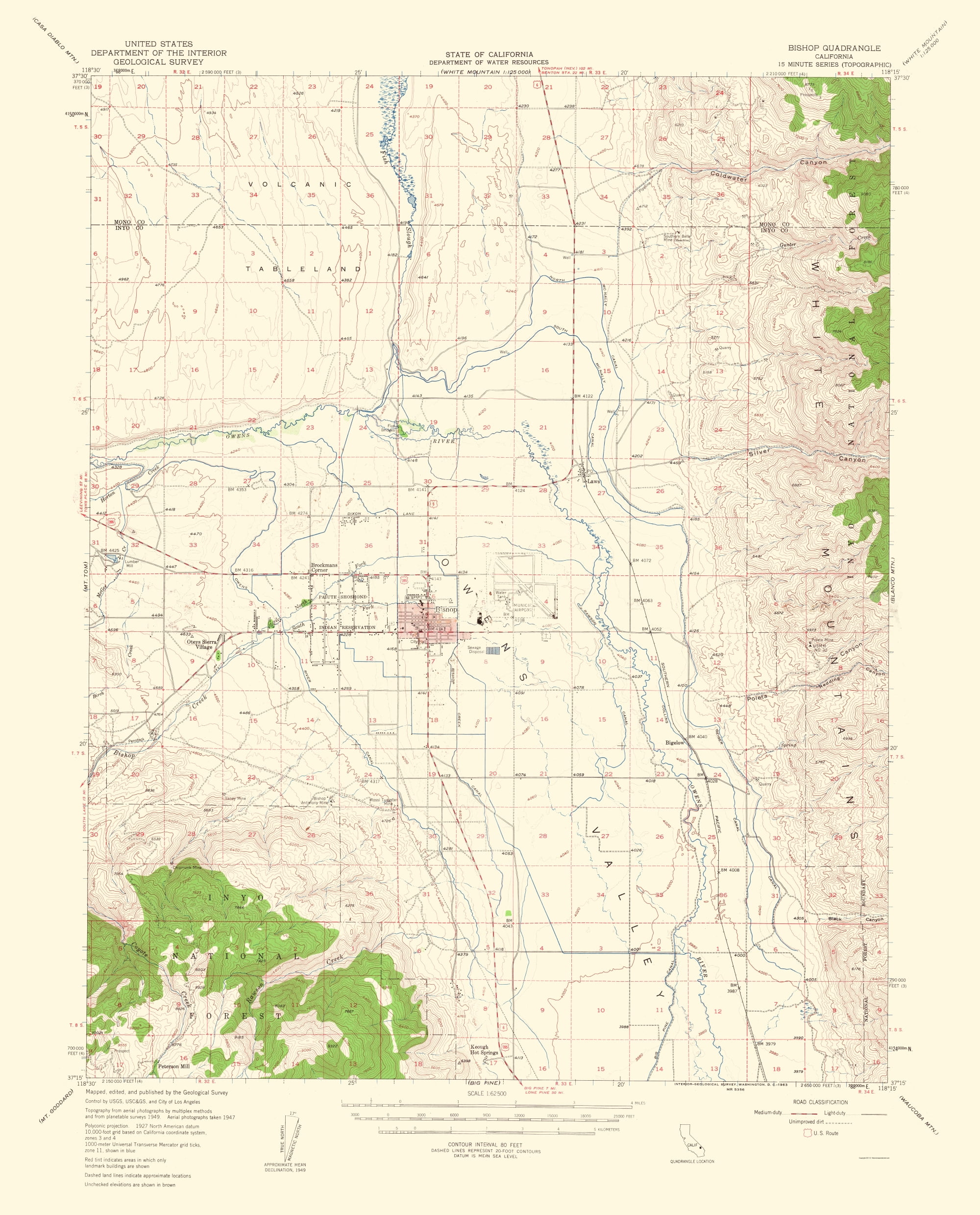 Bishop Ca Map