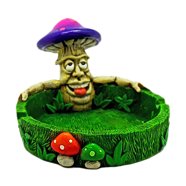Fantastical Mushroom House Ashtray w/ Storage - 5.5" x 4.5" - Walmart.com