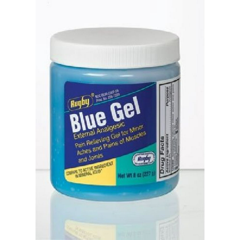 Rugby Ice Blue Muscles & Joints External Analgesic Pain Relieving Gel ...