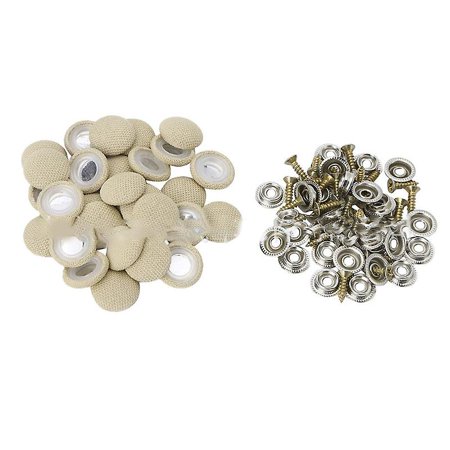 30pcs Car Ceiling Headliner Button Fixing Screw Cap Roof Snap Rivets ...