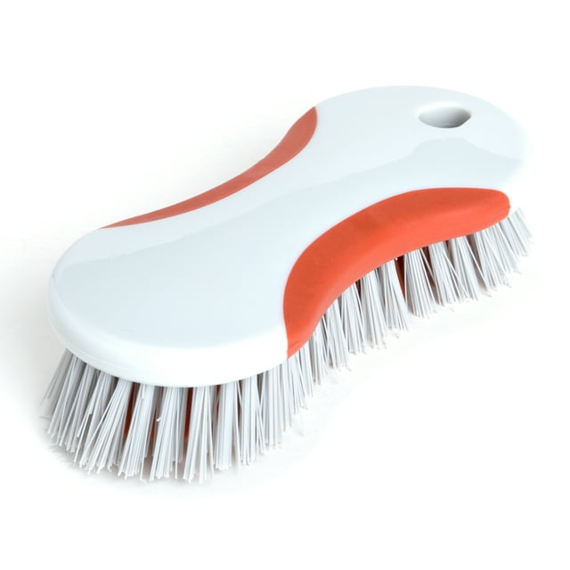 Smart Design Heavy Duty Scrub Brush - Contoured Shape with Non-Slip ...