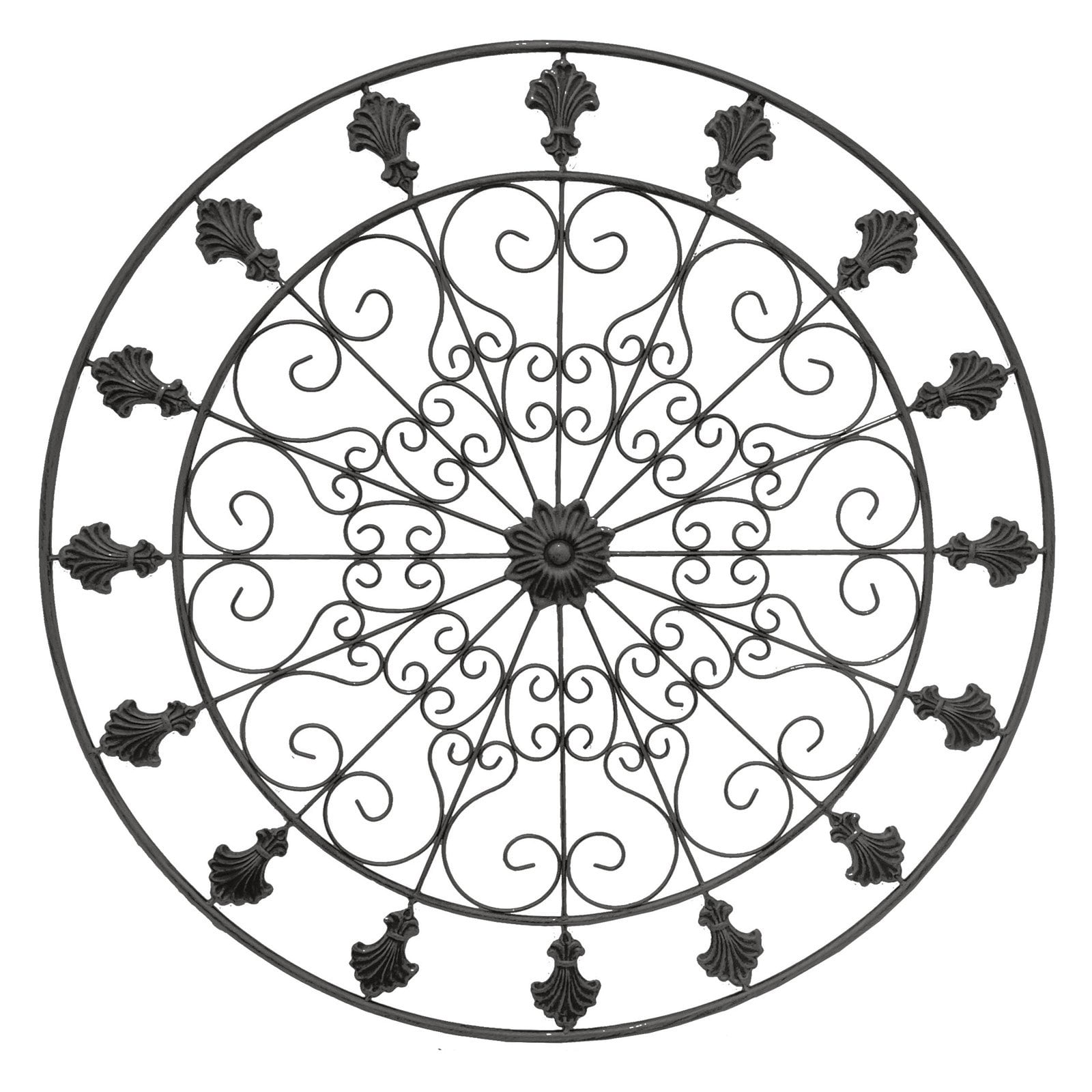 Three Hands Ornate Metal Scroll Wall Art - Walmart.com