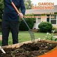 4-Tine Garden Fork,Heavy Duty Pitch Fork for Gardening,Digging Fork and ...