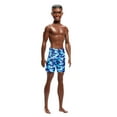 Beach Ken Doll with Dark Brown Hair Wearing Blue Camo-inspired Print ...