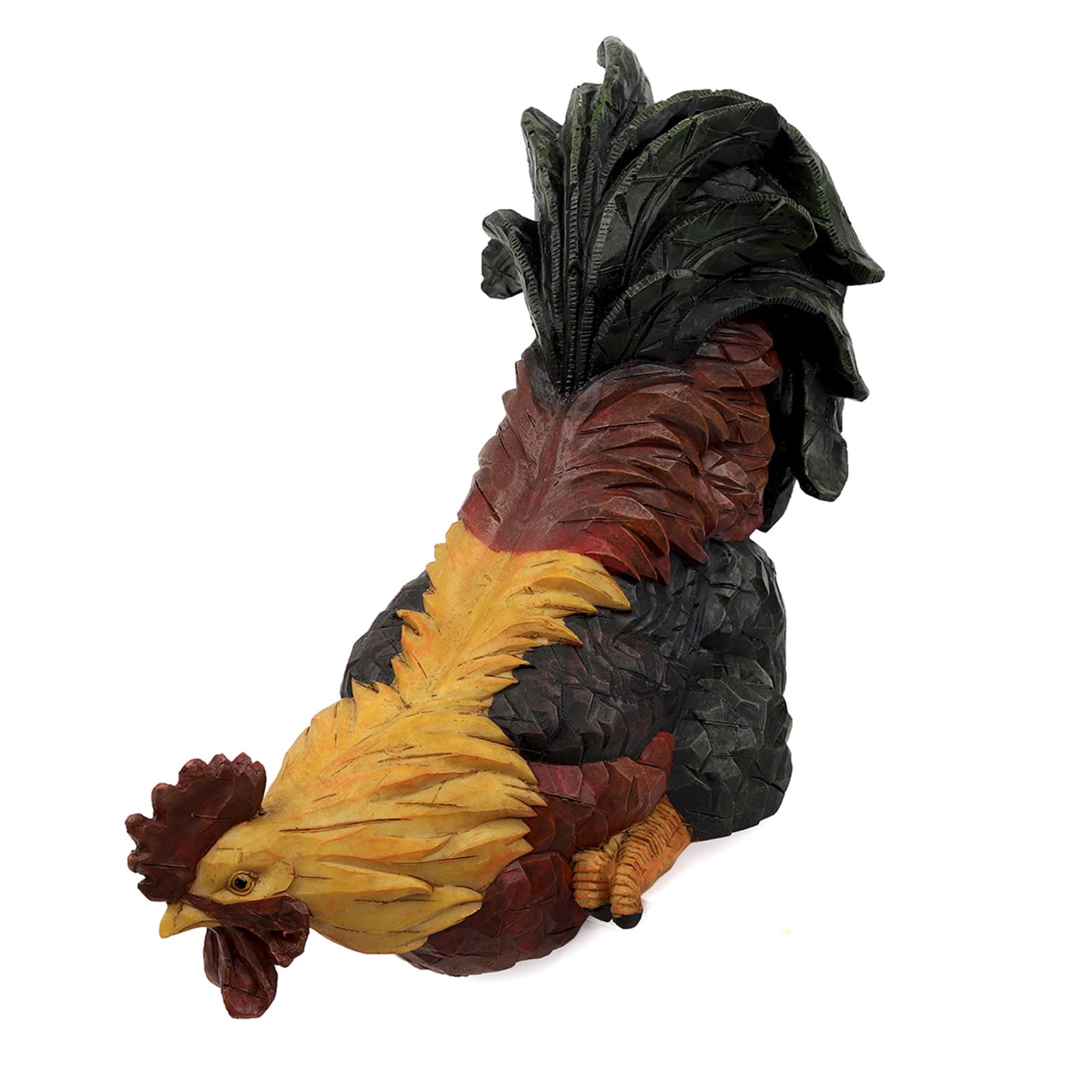 YIDEDE Rooster Ornaments Garden Statue Country Yard Art Sculpture Resin ...