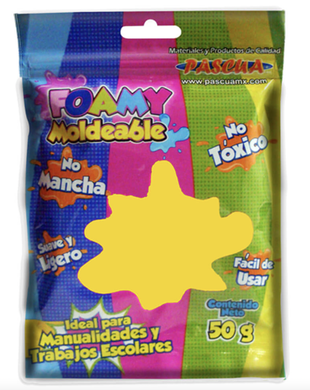 FOAMY PASCUA VARIOS COLORES PARA MANUALIDAD, ESCOLAR Y PAPELERIA TIPO ...