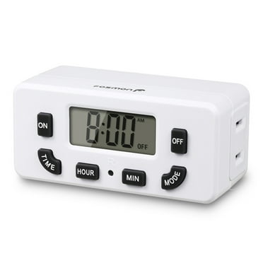 myTouchSmart Simple Set Indoor Plug-In Digital Timer, 1-Outlet, 36253 ...