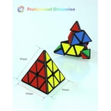 VDEALEN Pyramid Speed Cube Original Triangle Pyraminx Puzzle Cube ...