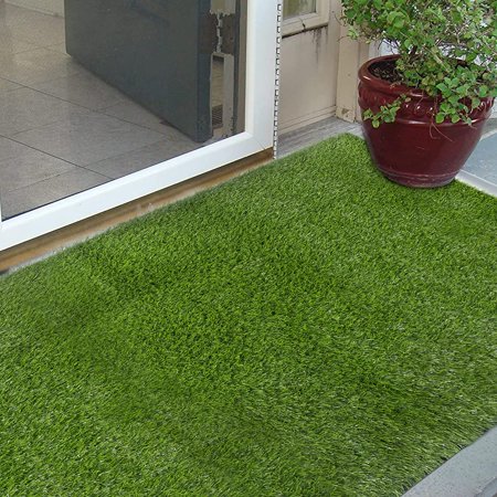 Hantdan Artificial Grass Rug Runner 3.3FTx5FT Synthetic Grass Pet Turf ...