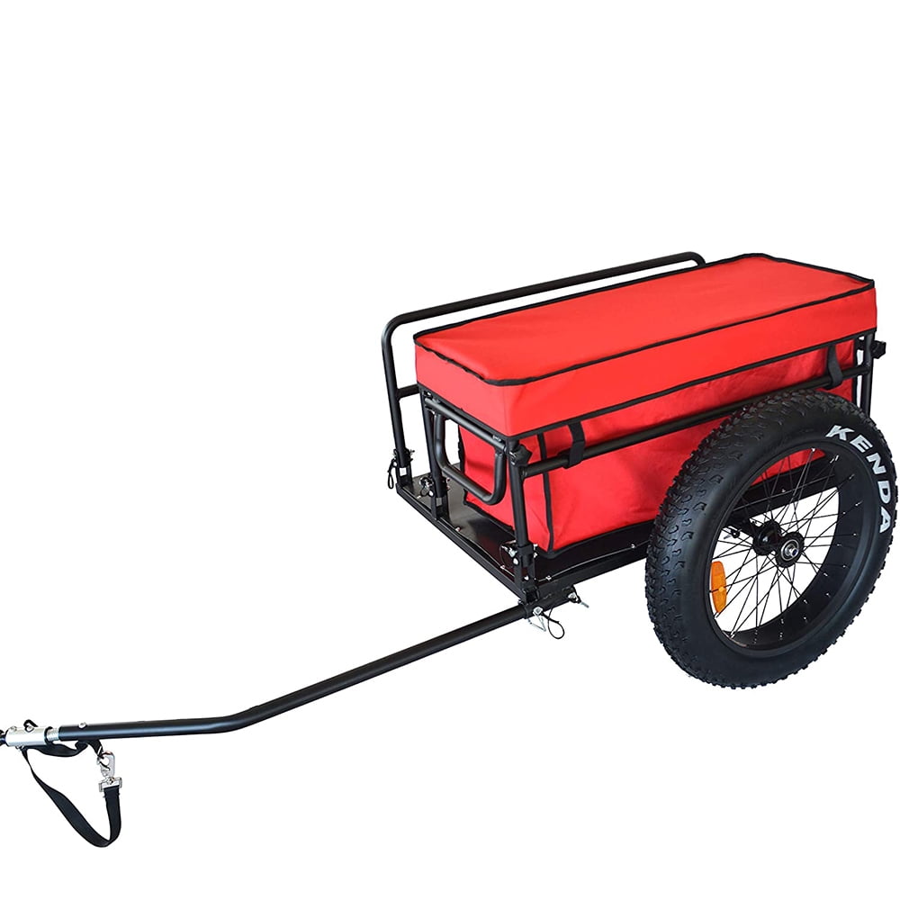 Addmotor Bike Cargo Trailer, Bicycle Cart Wagon, 80-100lbs Capacity ...