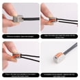 Upgrades Wire Splices Connector Set 120pcs Easy Install Terminals Safe ...